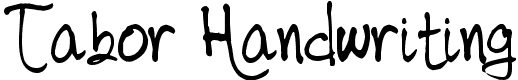 Tabor Handwriting Fuente | Ver